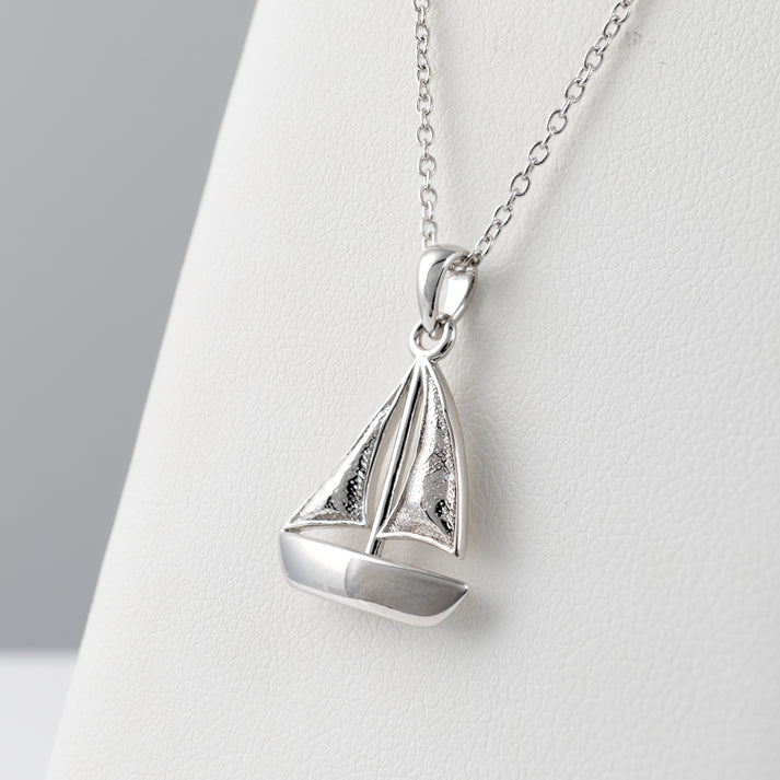 Sailing Boat Necklace – Sterling Silver Ocean Jewellery
