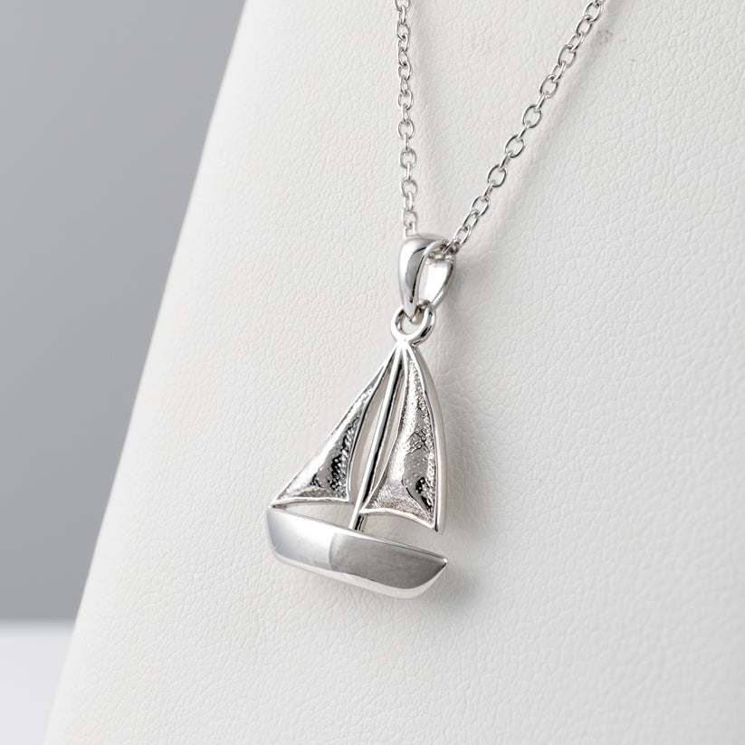 Sailing Boat Necklace – Sterling Silver Ocean Jewellery